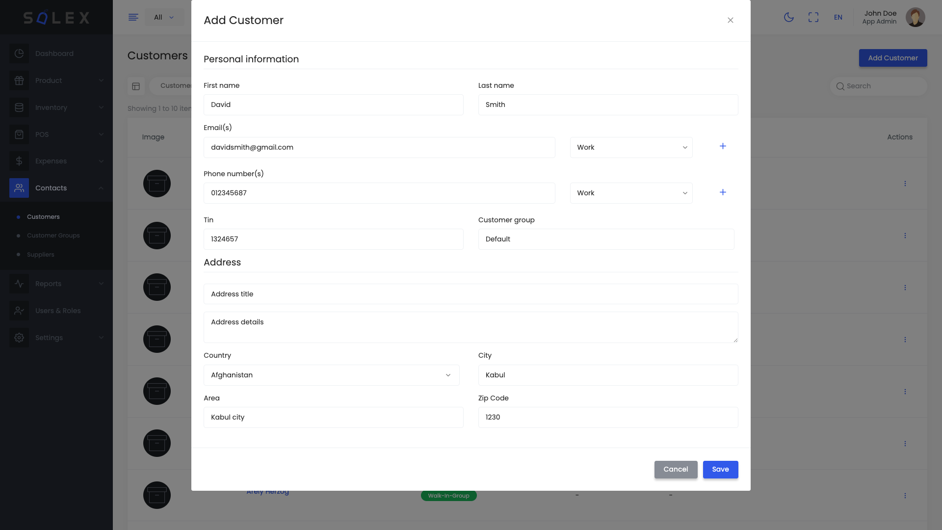 SALEX - POS with Inventory Management