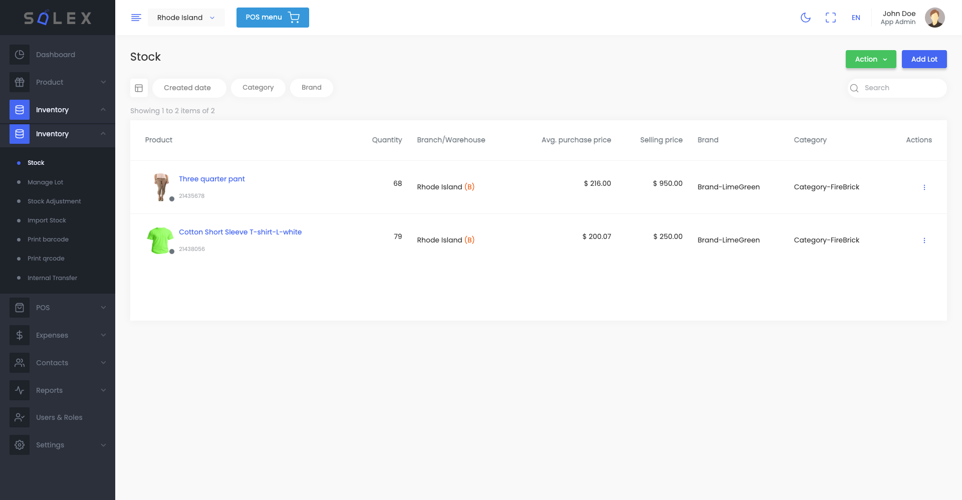 SALEX - POS with Inventory Management